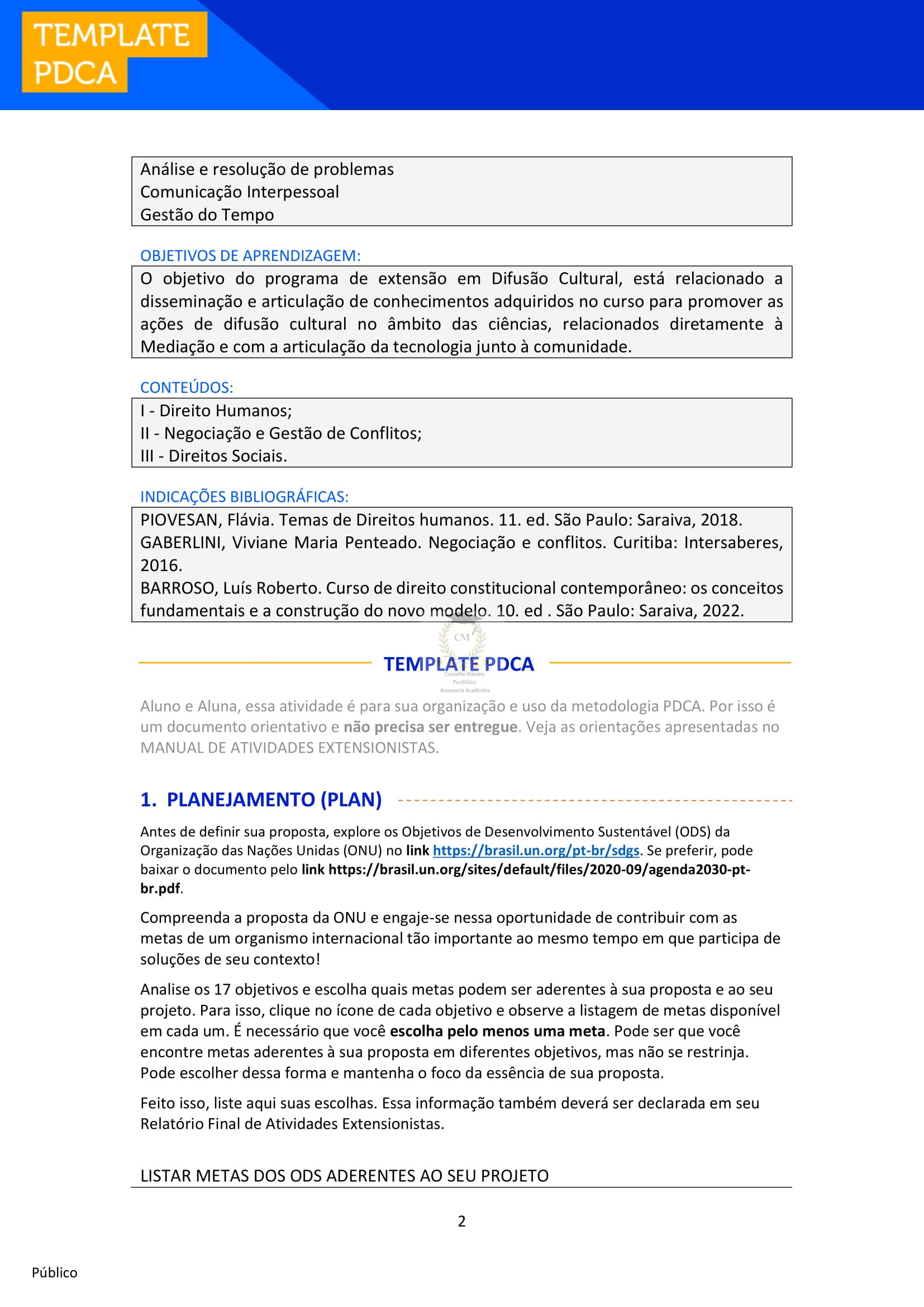 Projeto De Extensão Pronto Unopar Pdf - RETOEDU